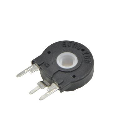 China PT15 15mm Carbon Composition Potentiometer With Horizontal Adjustable for sale