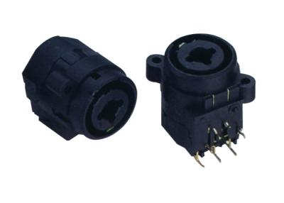 China Audio Vertical Female Type XLR Combo Connector With 1/4" Stereo Jack for sale