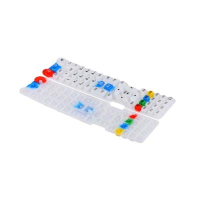 China Bom material cru de borracha de envelhecimento do elastómetro 8.5Mpa MVQ do silicone branco da resistência para o molde do teclado numérico à venda