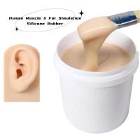 China 4.0Mpa Human Muscle And Fat Simulation Elastomer Silicone Rubber For Artificial Limbs Making for sale