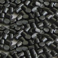China 3mm Rubber Black Masterbatch Granules for Films and Sheets for sale
