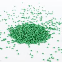 China Customized Various Hue Green Masterbatch Pellets for Raw Rubber for sale