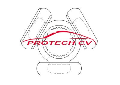 Cina treppiede interno dell'AAR del treppiede del giunto del cv dell'acciaio 20Cr del giunto resistente del cv in vendita