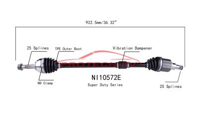 Cina Giunto Front Axle Shaft Replacement del cv di Nissan Micra Front Drive Shaft in vendita