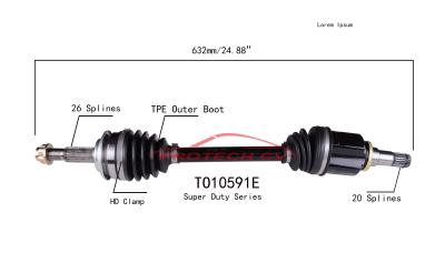 Cina Sostituzione da sinistra a destra dell'Assemblea di Toyota Front Cv Shaft Front Axle in vendita