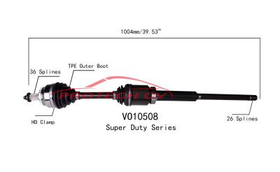 Cina Unità ESTREMA del tempo dell'Assemblea di Front Drive Shaft Axle Shaft di destra di VO10508 Volvo XC70 in vendita