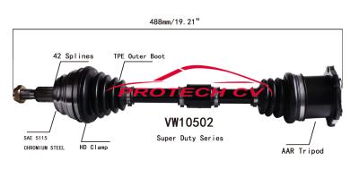 Cina Sostituzione del cv Axle Joint Front Axle Shaft di VW10502 Volkswagen Beetle in vendita