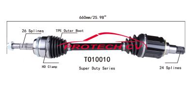 Cina Assemblea paritetica resistente del cv del cv Axle Front Right Toyota Highlander Inner in vendita