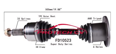 Cina FD10523 Front Drive Axle Assembly Expedition Front Axle Assembly Replacement in vendita