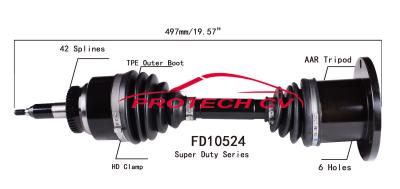 Cina Acciaio Front Right Cv Joint del cv Front Axle Assembly Replacement OE di Ford Expedition in vendita