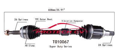 Cina Processo stridente di forgia di Axle Cv Complete Assembly Cold di pezzo fucinato del giunto del cv di Toyota in vendita