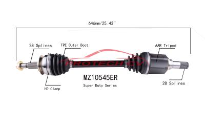 Cina Stivale interno del morsetto TPEE di dovere di Front Right Axle Shaft Heavy dell'assemblea paritetica del cv di Mazda 2.0L in vendita