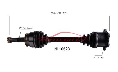 Cina Stivale del morsetto TPEE di NI10523 Xterra Front Axle Shaft Replacement Heavy Duty in vendita