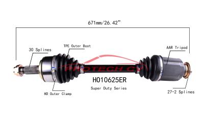 Cina Stivale dell'asse 1.5L Front Axle Assembly Replacement TPEE del cv della destra di Honda in vendita