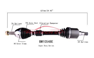 Cina Unità ESTREMA stridente di forgia fredda del tempo di tecnologia della trasformazione dello stivale del cv Axle Assembly Heavy Duty Clamp TPEE di BM10548E in vendita