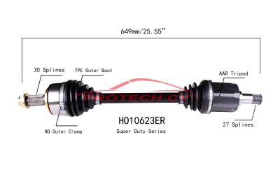 Cina Unità ESTREMA stridente di forgia fredda del tempo di tecnologia della trasformazione dello stivale del cv Axle Assembly Heavy Duty Clamp TPEE di HO10623ER in vendita