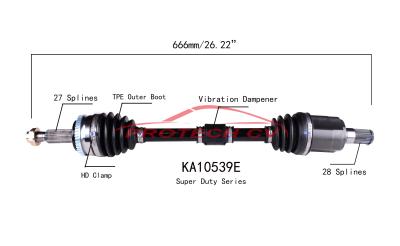 Cina Unità ESTREMA stridente di forgia fredda del tempo di tecnologia della trasformazione dello stivale del cv Axle Assembly Heavy Duty Clamp TPEE di KA10539E in vendita