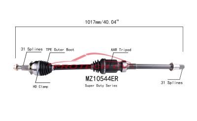 Cina Cv automatico Axle Assembly dell'albero motore di Mazda CX 5 dell'albero motore del cv di Mazda 1998cc in vendita