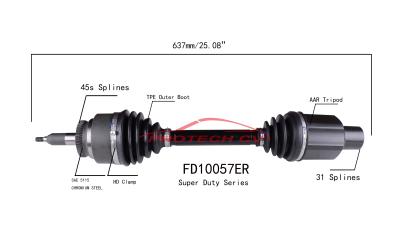 Cina Albero conduttore del giunto del cv dello stivale dell'albero motore 2010-2014 Ford TPEE del cv di FD10057ER in vendita