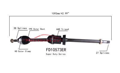 Cina Albero motore Front Right Inner Drive Shaft del cv di Ford Explorer 3.5L in vendita