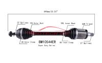 China BMW X3 AWD Front Axle Assembly Replacement TPEE Boot Front Left Cv Axle for sale
