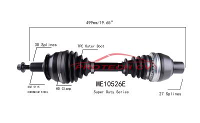 Cina 4Matic AWD Axle Cv Shaft Assembly CLA250 Mercedes Benz Drive Shaft in vendita