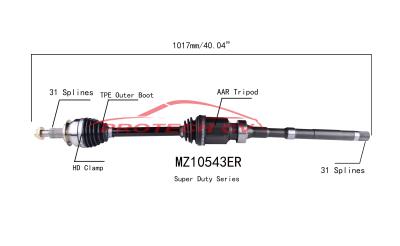 Cina Stivale resistente del morsetto TPEE dell'Assemblea dell'albero motore del cv di Mazda 2.5L CX 5 in vendita