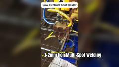 1–2mm Thick Iron Is Welded with a High-Efficiency Multi-Spot Welding Machine