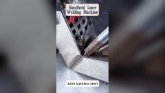 1mm Stainless Steel Fillet Welding with a Handheld Laser Welding Machine