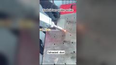 Galvanized Steel Sheets Are Precisely Welded with a Handheld Laser Welding Machine