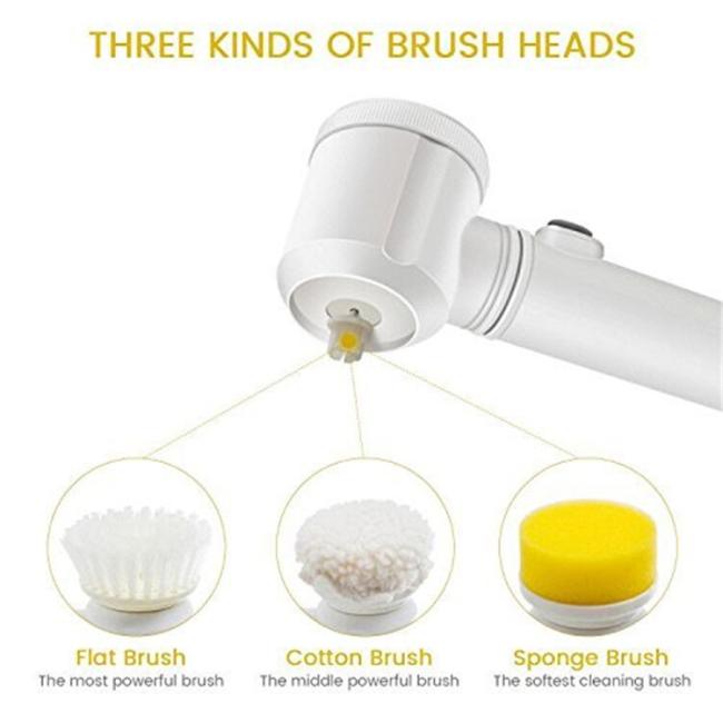 multifunctional window handheld electric cleaning brush for bathroom