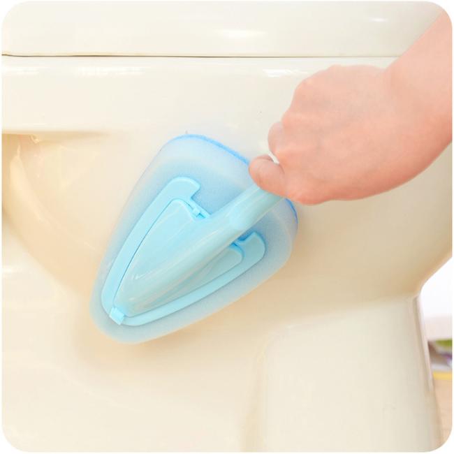 Brosse propre remplaçable d'éponge de triangle forte de cuisine