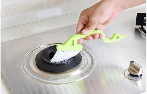 Hand-held Door Window Track Groove Gap Or Kitchen Cleaning Brushes