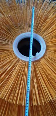 China Inner Diameter 127mm Flat Plastic Ring Sweeping Wafer Brush Outer Diameter Be Customized for sale