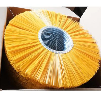 Cina Spazzole ad anello per spazzaneve piatte/convolute Spazzola per spazzatrice stradale in poli wafer in vendita