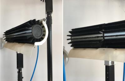 China 5.4M Motor Driven Brush Solar Panel Dry Cleaning Tool Without Water for sale