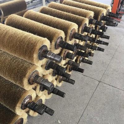 Cina Rullo di lucidatura della spazzola del cilindro del cavo d'ottone a spirale per la macchina in vendita