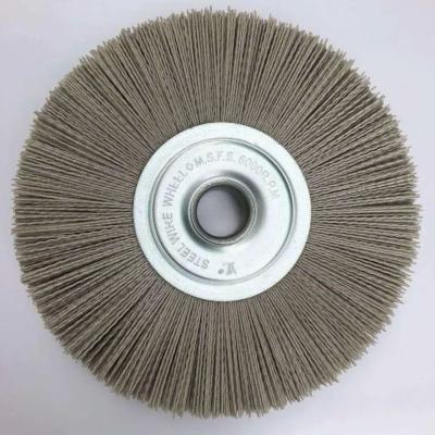 China Industrial Brushes Diamond Wire Wheel Brush for sale