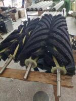 China PP Bristle Black Conveyor Brush Roller for sale