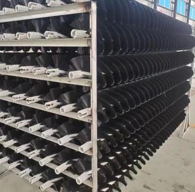 China Photovoltaic Panel Nylon Spiral Rotating Cylinder Brush Solar Panel Cleaning Brush Roller for sale