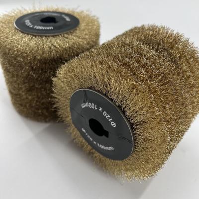 China Ø 120mm * 100mm Rust Removal, Polishing, And Polishing Steel Wire Brush Roller for sale