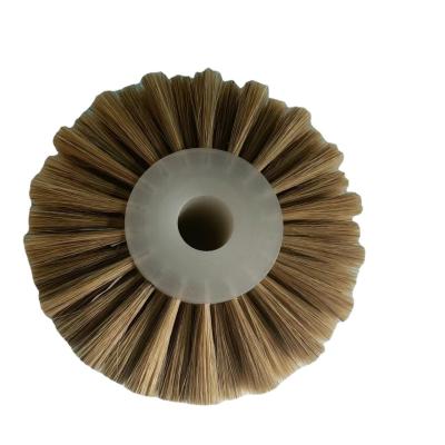 China Tin Removal Solder Bead Pig Bristle Polishing Brush Wheel for sale