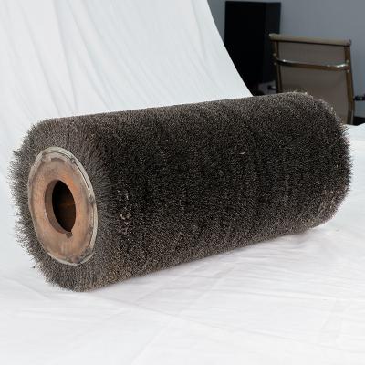 China Industrial Rotary Cleaning Brush For Machine Polishing Rolling Mills Coil Treatment for sale