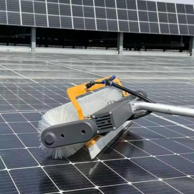 China Solar Pv Panel Cleaning Robot Rotary Brush Machine Equipment for sale