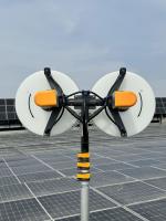 China X4 Double Head Solar Cleaning Rotating Brush Soft Bristle for sale