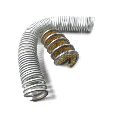 China Sprial Rotary Inward Cleaning Inside Ring Inner SS Brass Spiral Wound Coil Brushes for sale