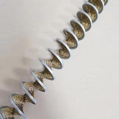 China OD50MM-60MM Brass Steel Wire Spiral Brush Inner Coil for Cable Wire Rope Cleaning for sale