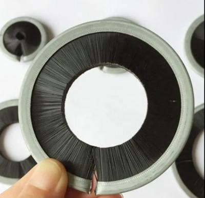 China Round Disc Brush Seals Ring Circular Cup Form  With Steel Filament Material for sale