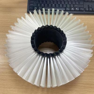 China 0.4mm Nylon Bristle Roller Brush Modular Segment Zig Zag Simple Segment Replaced Brush Roller for sale