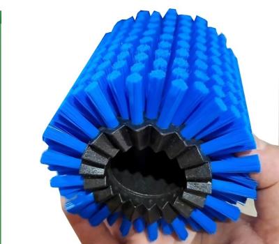 China 0.4mm Nylon Bristle Roller Brush Modular Segment Zig Zag Simple Segment Replaced Brush Roller for sale